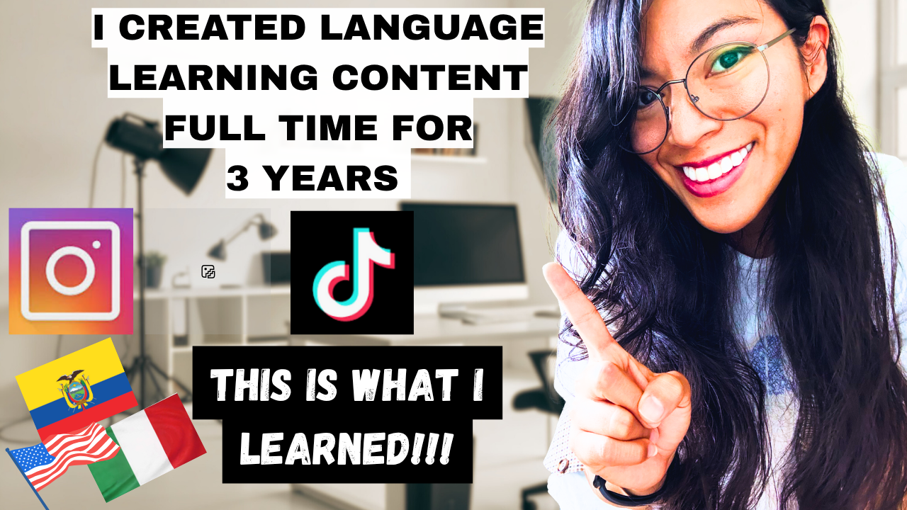 I created language learning content full time for three years and this ...