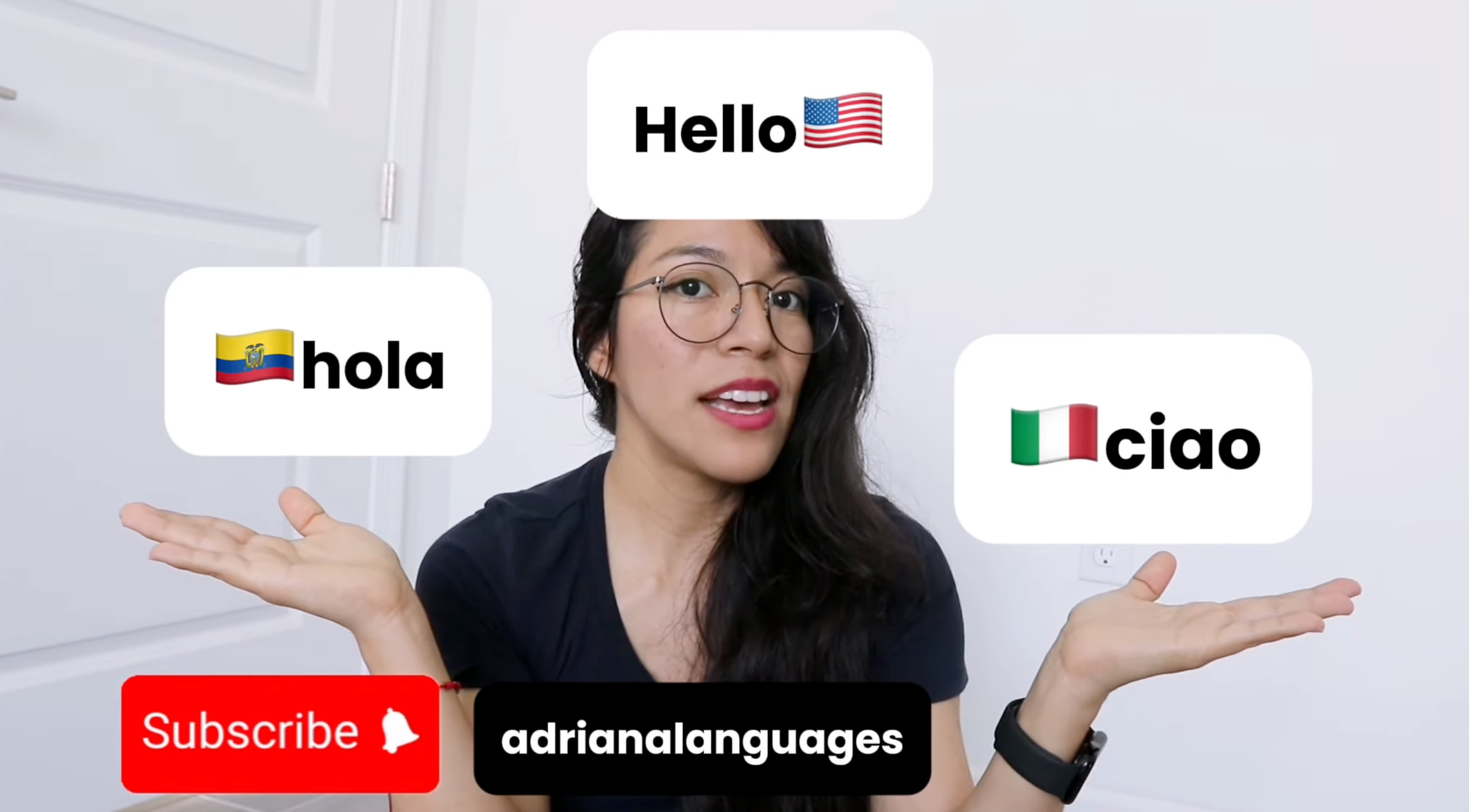 How to learn Italian and Spanish at the same time lesson 1 Adriana Lan ...